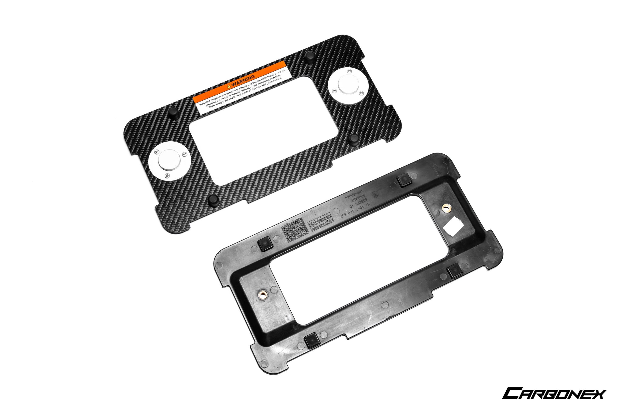 BMW Magnetic Rear License Plate Mount Kit - North America – Carbonex